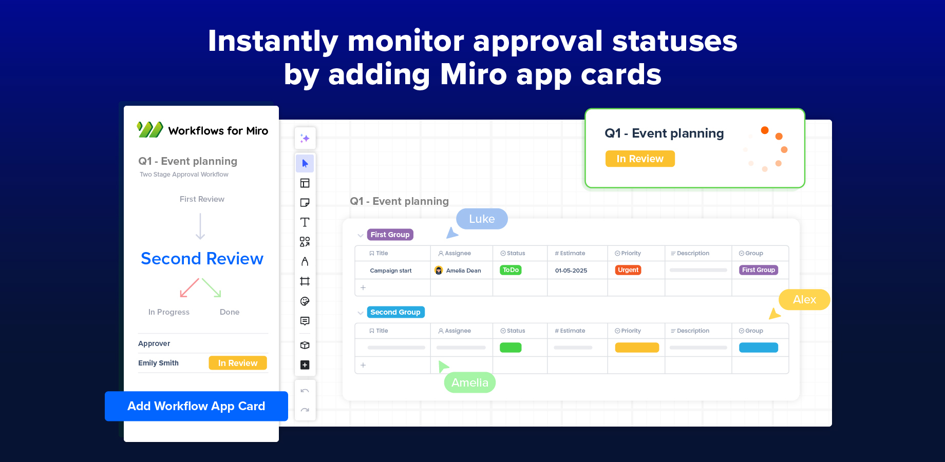 Workflows + Miro | Team Collaboration Apps Marketplace