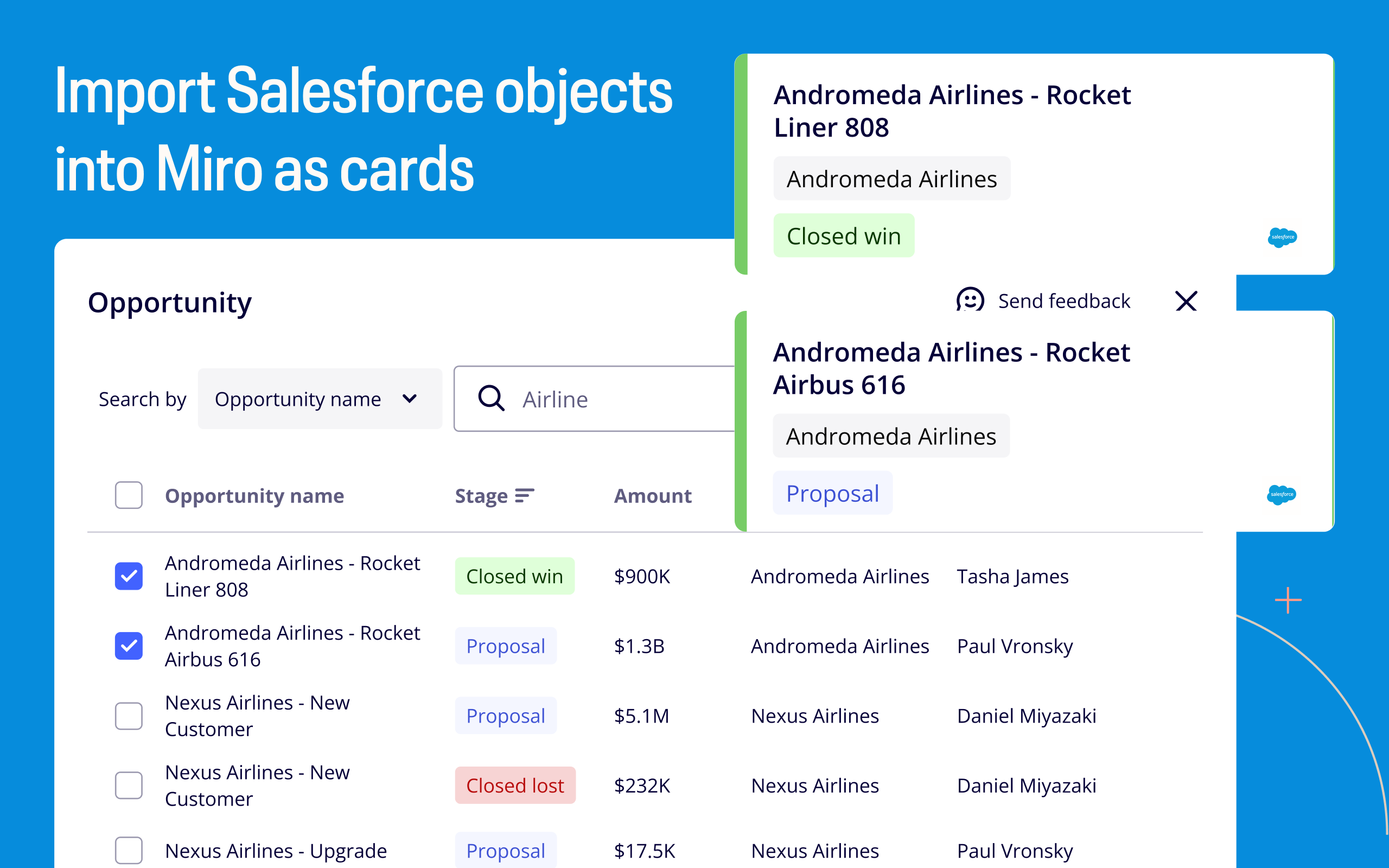 Salesforce for Miro + Miro | Team Collaboration Apps Marketplace
