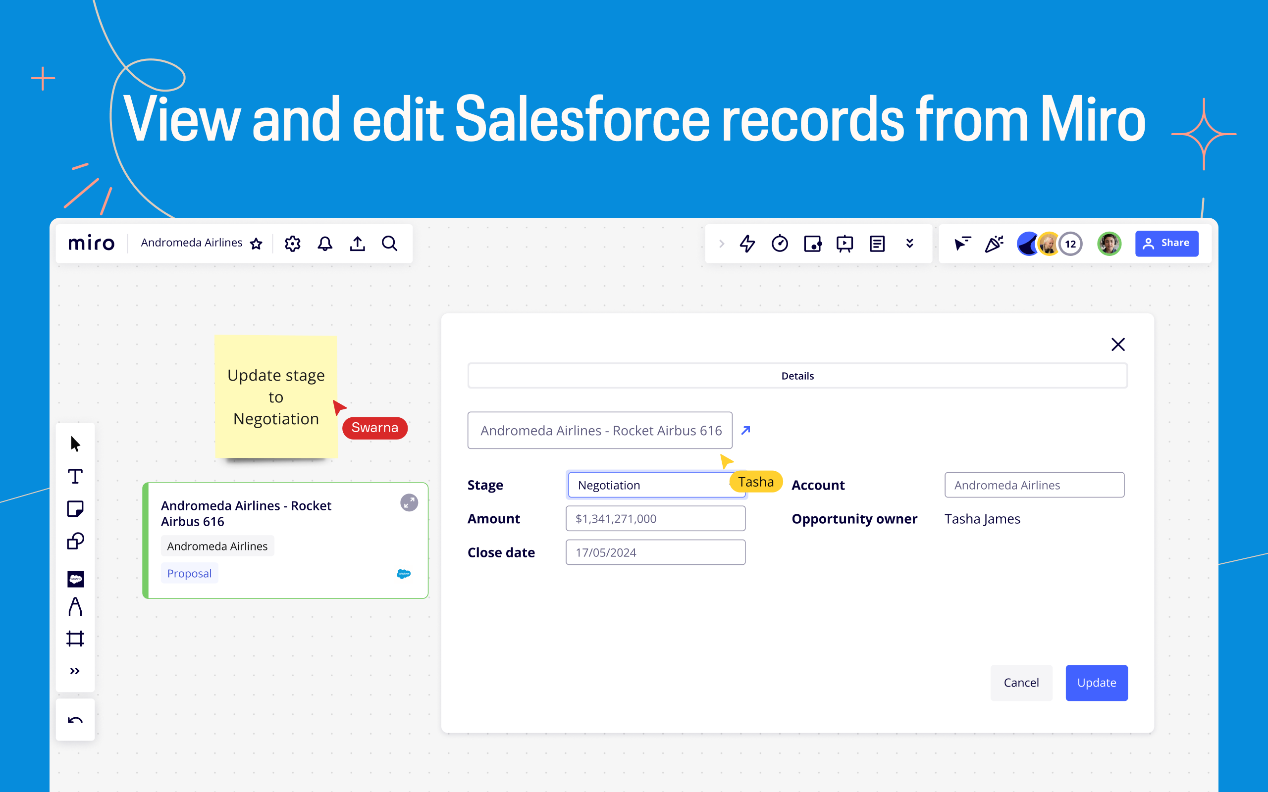 Salesforce for Miro + Miro | Team Collaboration Apps Marketplace