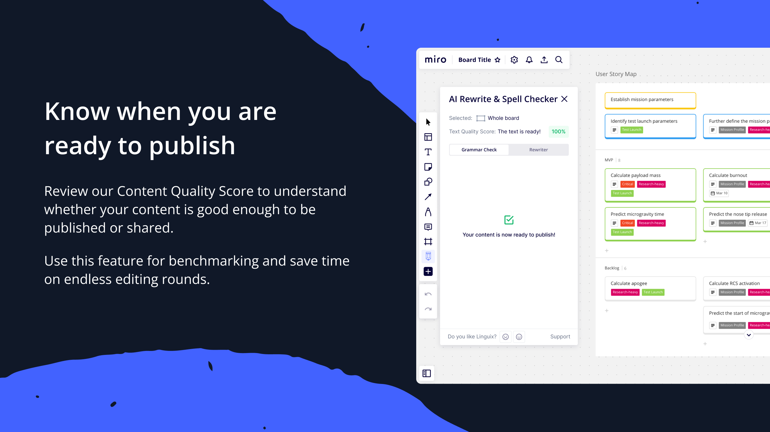 AI Rewrite & Spell Checker + Miro | Team Collaboration Apps Marketplace