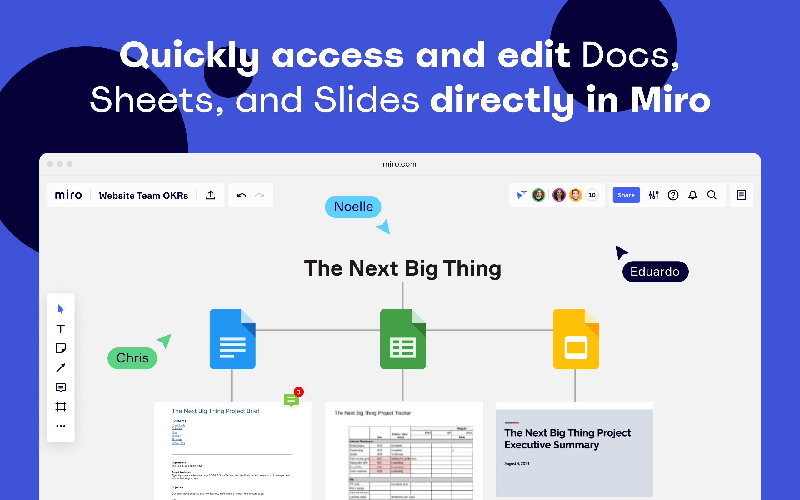 Google Calendar + Miro | Collaboration Apps Marketplace