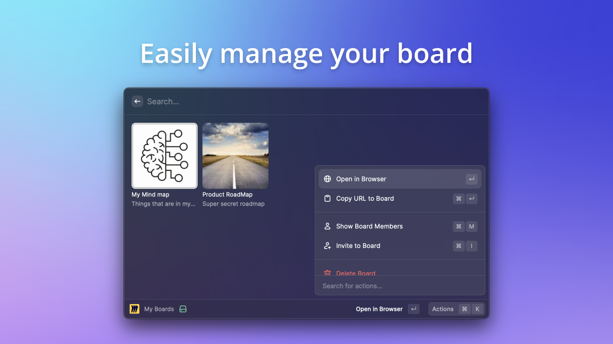 Raycast + Miro | Team Collaboration Apps Marketplace